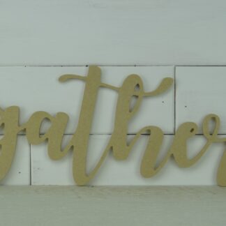 Wood hogs word, Hand Written Script - Craft Dealz