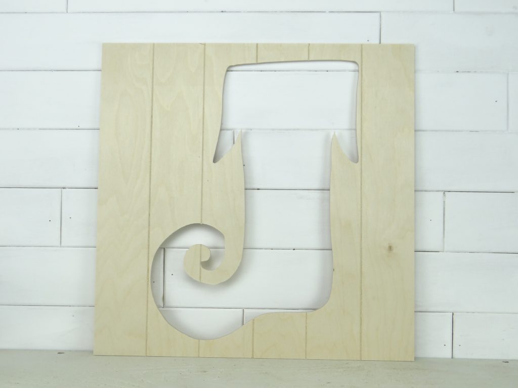 Elf Stocking Reverse Cutout - Craft Dealz™