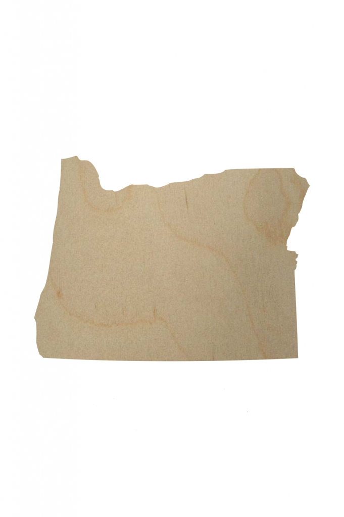 Wooden Oregon State Shape - Craft Dealz™