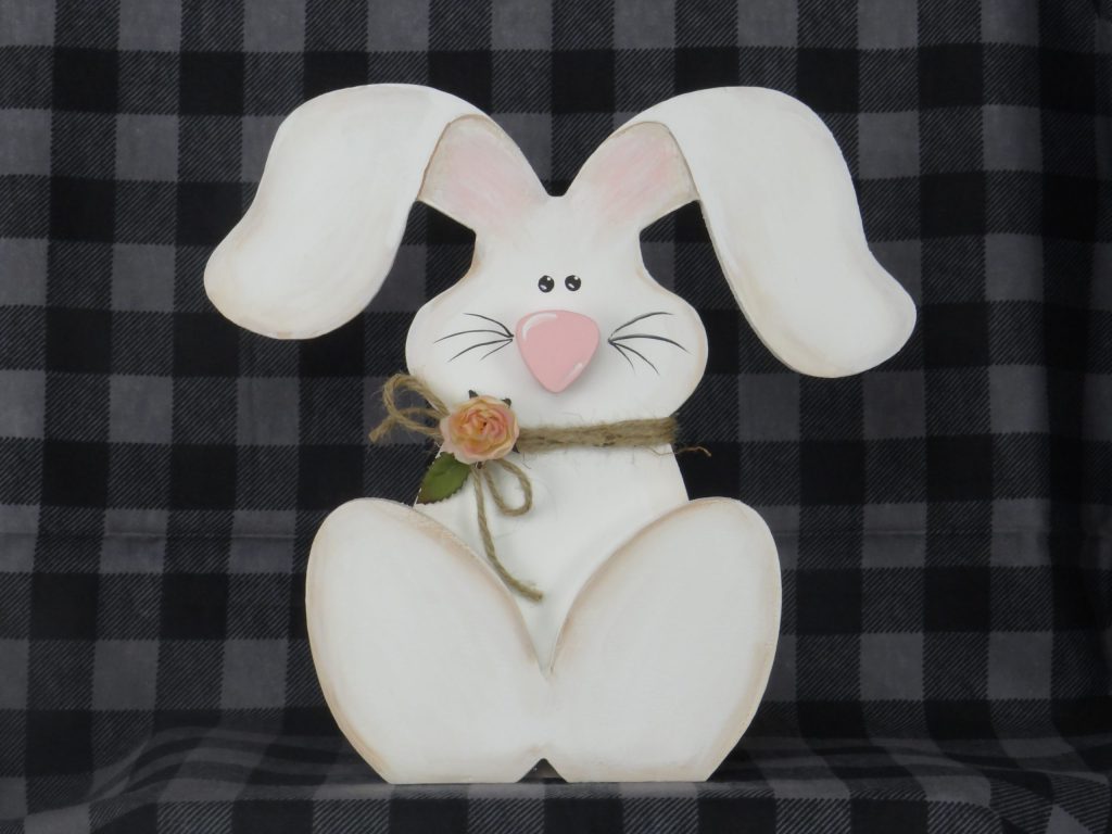 Wood 3 Piece Sitting Bunny Craft Dealz