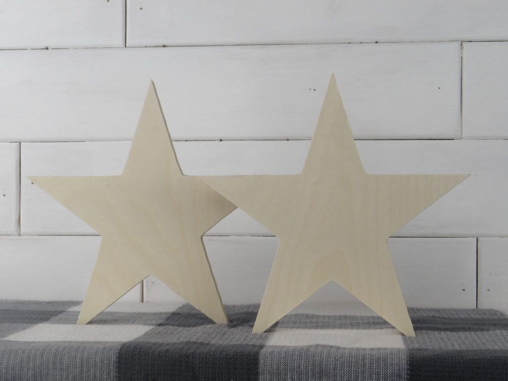 Wood Star Stand Alone Cutouts - Craft Dealz
