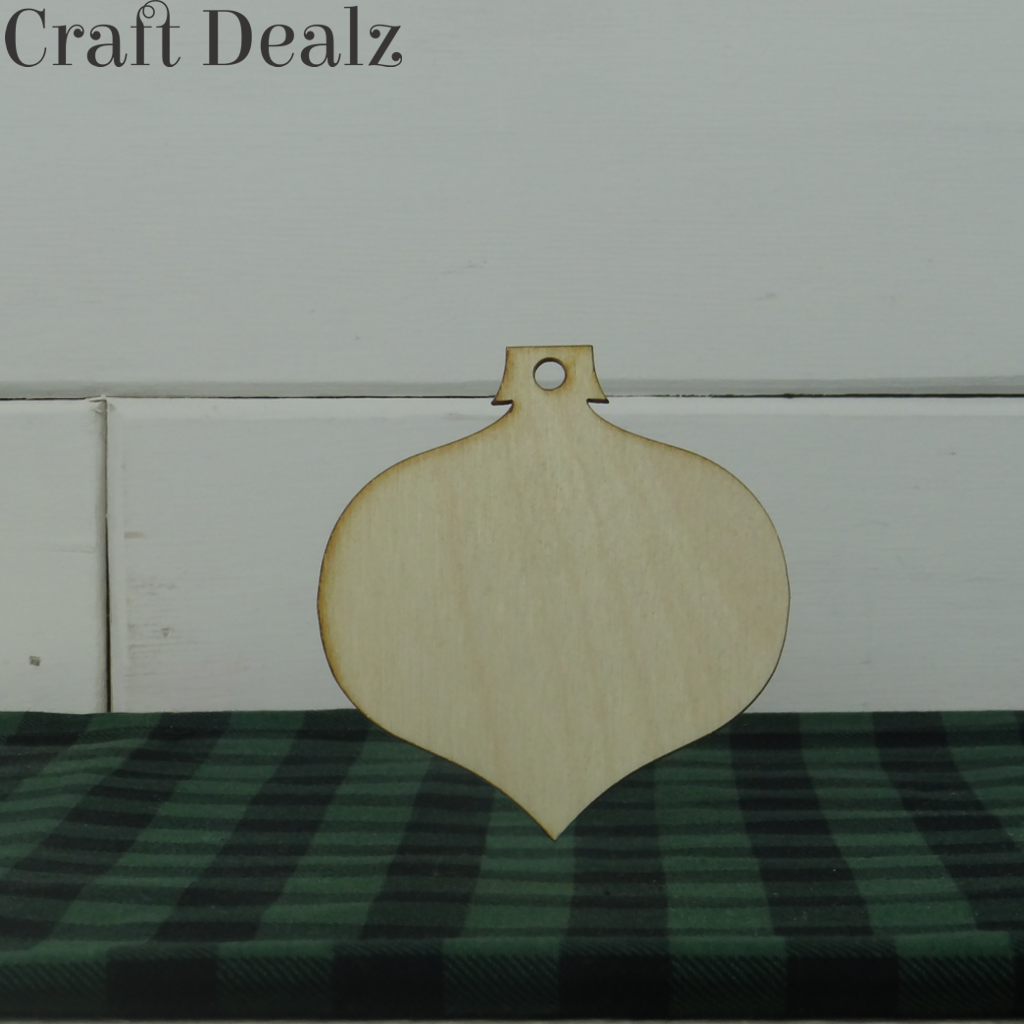 Teardrop ornament charm 6 pack - Craft Dealz