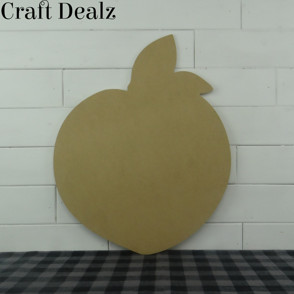 Wooden Peach Cutout - Craft Dealz - Food and Drink Cutouts
