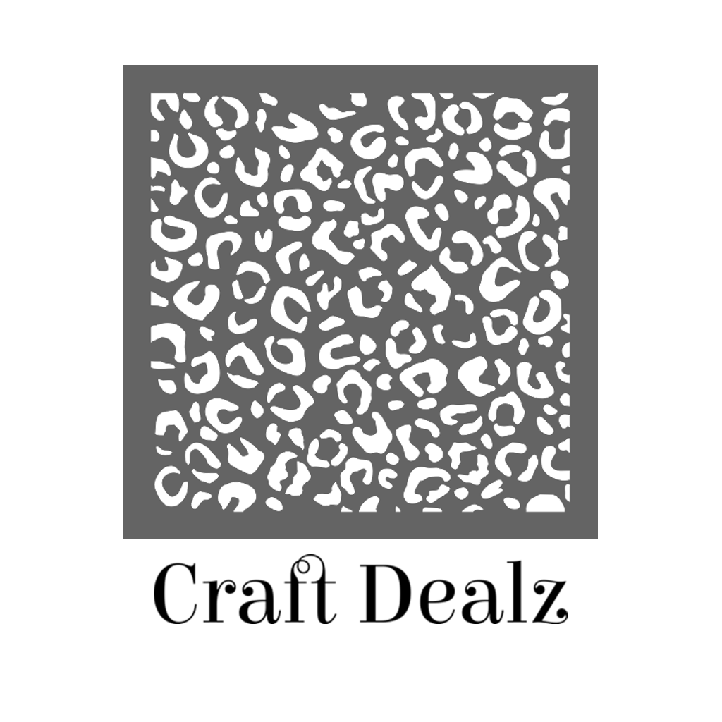 Leopard Spots Stencil Stencil Leopard Animal Print | Painting Template