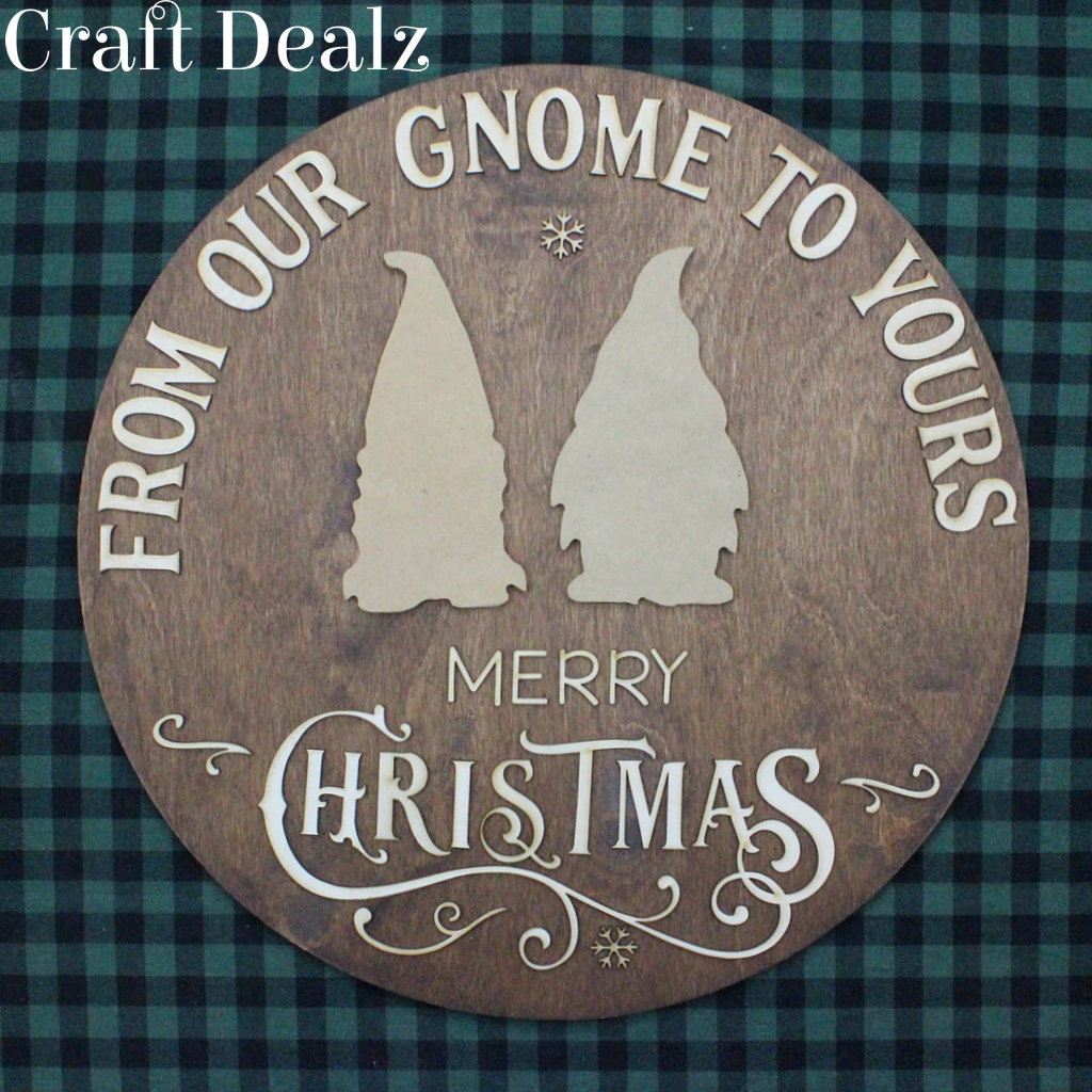 Laser From Our Gnome words - Craft Dealz