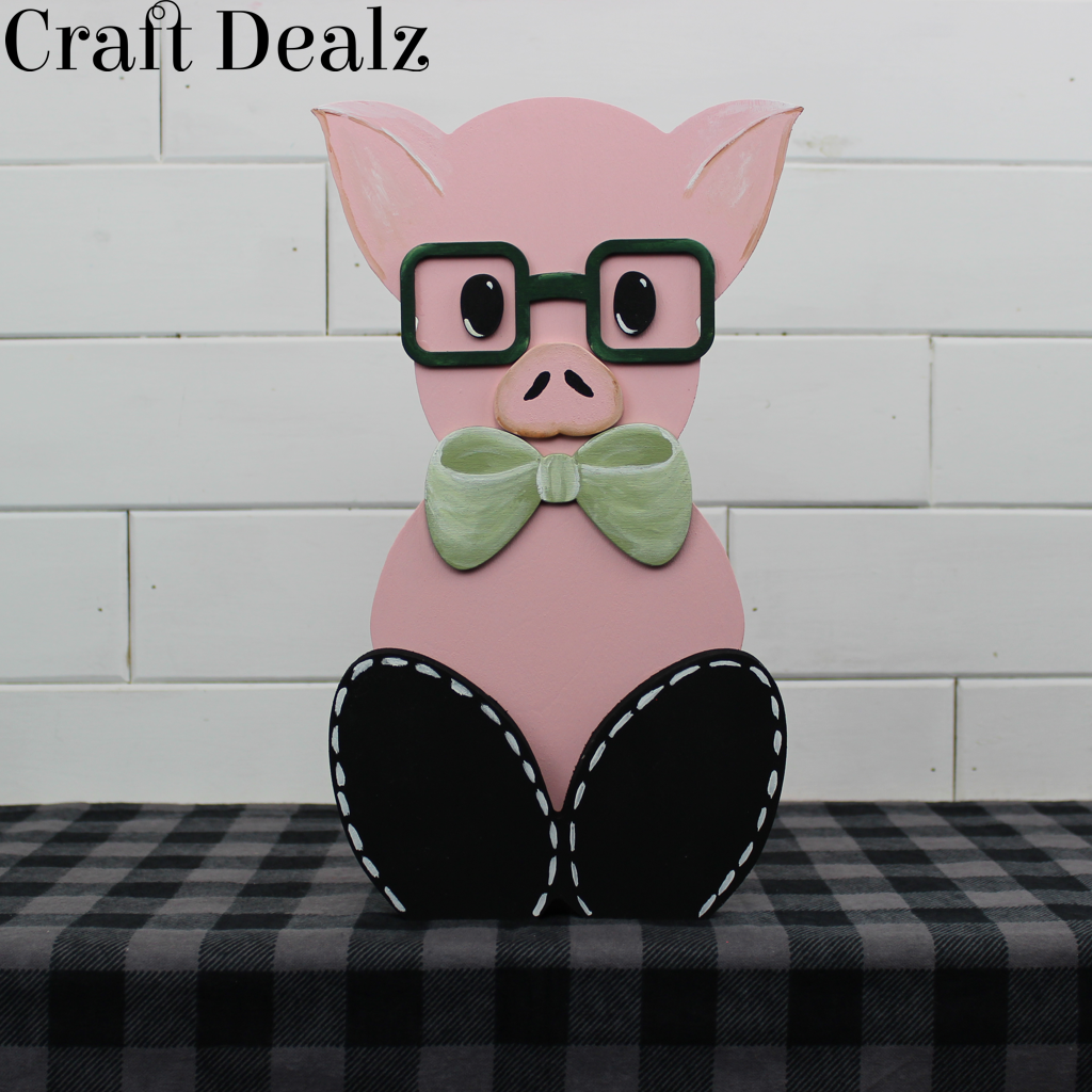 Wood Sitting Pig Cutout - Craft Dealz™