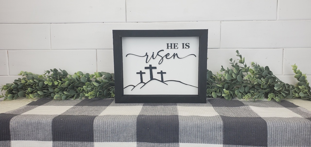 He Is Risen Sign Kit - Craft Dealz